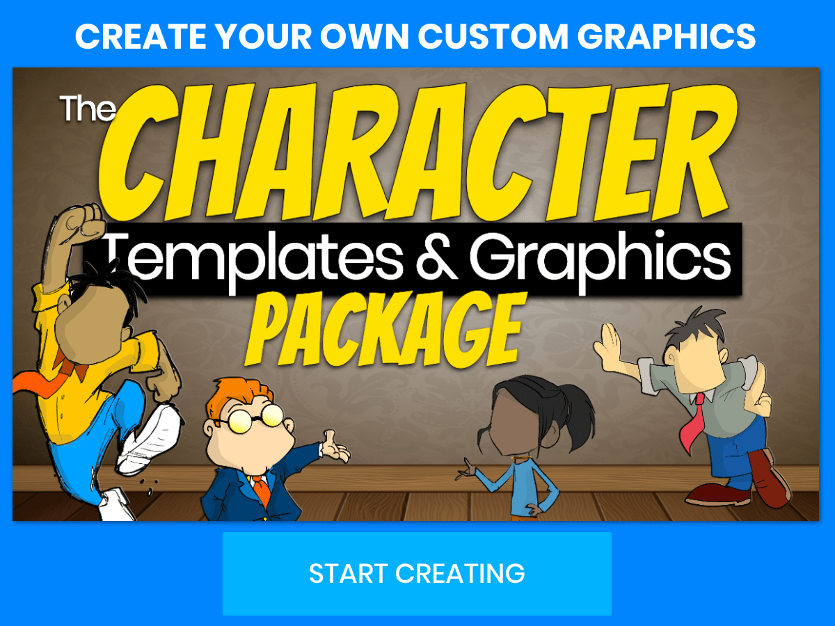 Toon Character Templates and Graphics | The Graphics Creator Online