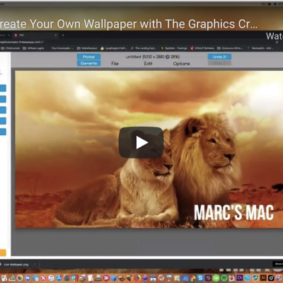 create your own wallpaper | The Graphics Creator Online