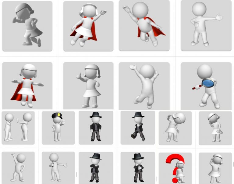 3D Cartoon Character People Graphics | The Graphics Creator Online